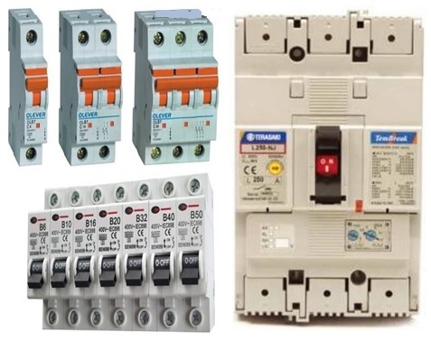 लघु विद्युत मंडल खंडक (Molded Circuit Breaker, MCB) आणि साचेबद्ध ...