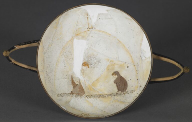 ग्रीक मृत्पात्र चित्रकला : पांढऱ्या पृष्ठावरील तंत्र (Greek Pottery ...